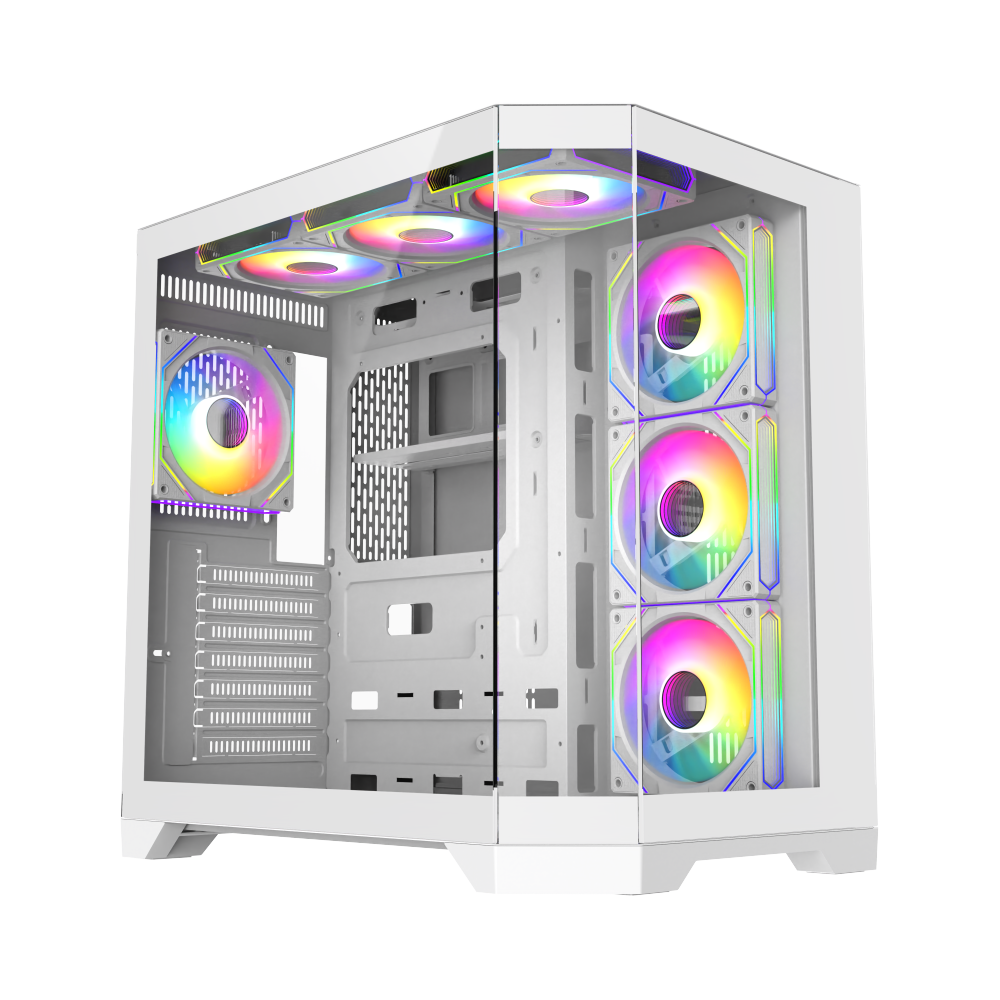 water cooled pc case | HYPE-A White best full tower pc case