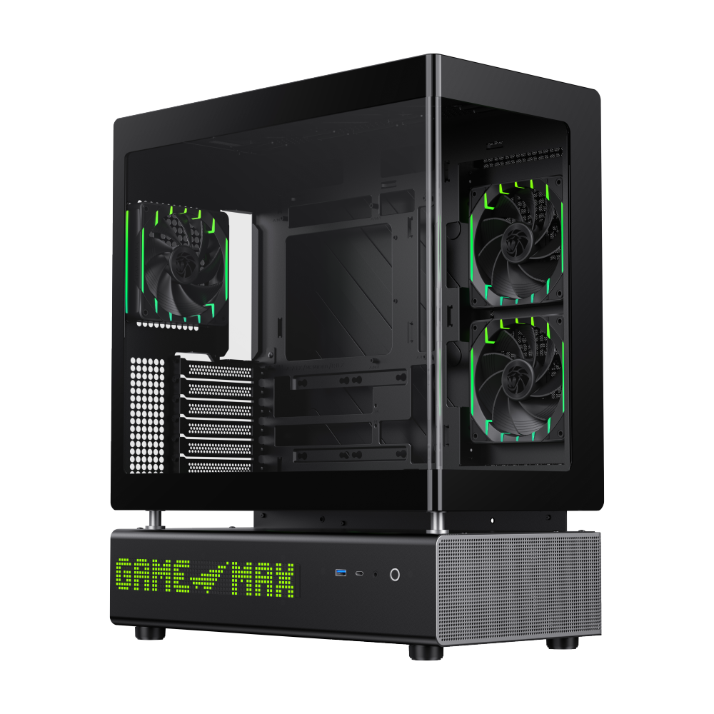 GAMEMAX N90 ARGB Wraparound Glass ATX PC Case